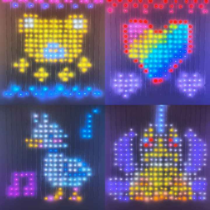 Smart Curtain Lights - Programmable RGB LED Solutions