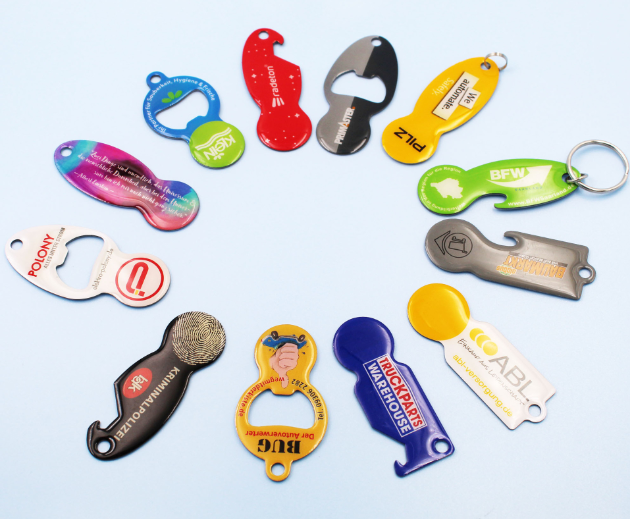 High quality custom logo europe token coin keychain shopping cart chip ...