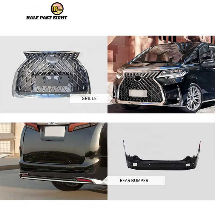 For Toyota Alfa Deluxe Edition Upgrade for Lexus LM Appearance Kit Car ...