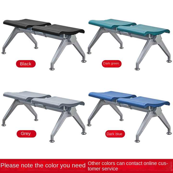 Three-Person Hospital Waiting Chair Long Rank Polyurethane PU Chair ...