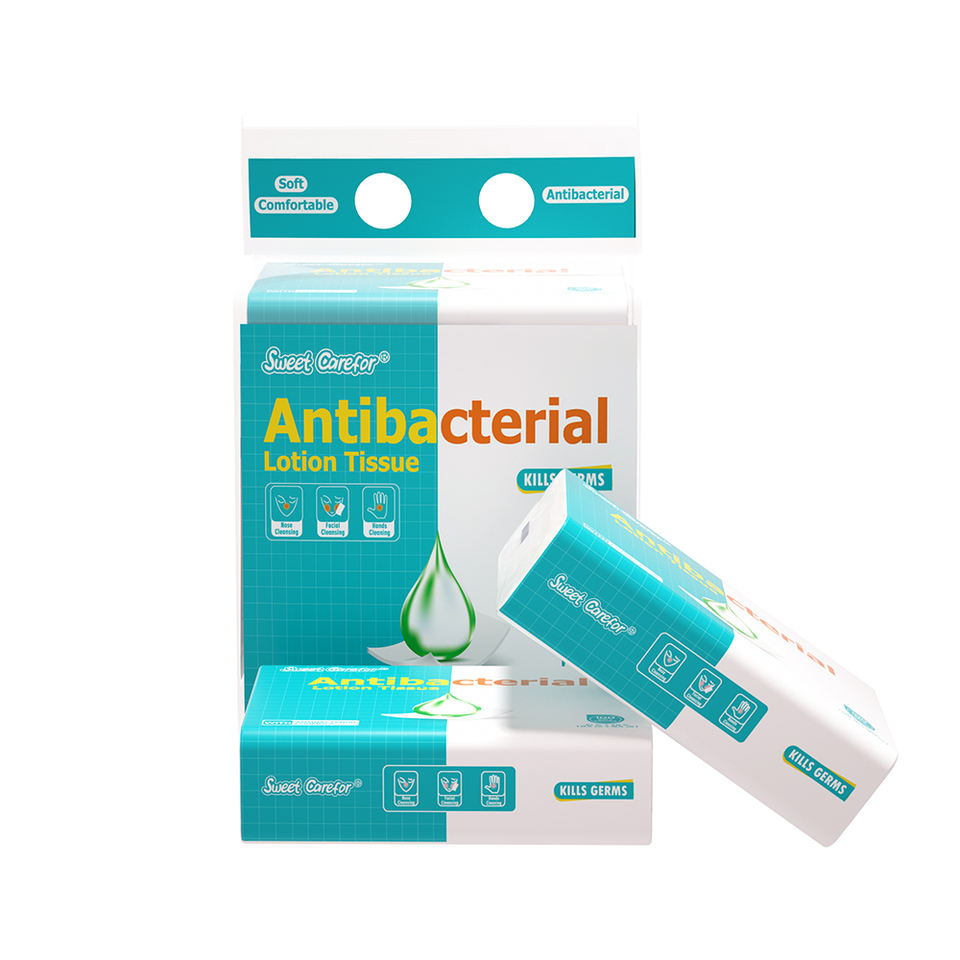 Sweet Carefor Antibacterial Lotion Tissue - Soft & Effective
