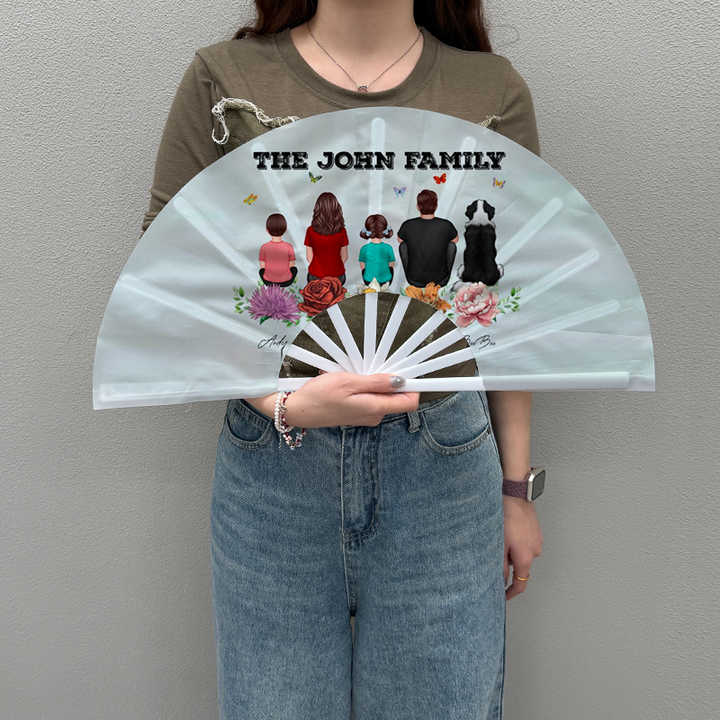 Sublimation Large Popping White Fan Plastic Sublimation Blanks Folded ...