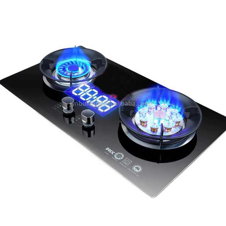 Household Multi Burners Dual Cooker Stove Countertop Embedded NG ...