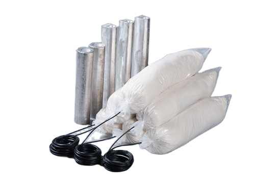 Prepacked Magnesium Anode with Backfill for Corrosion Protection