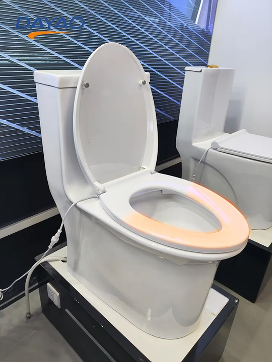 PP Plastic Electronic Intelligent AC Power Slow-Close Heat Toilet Seat ...