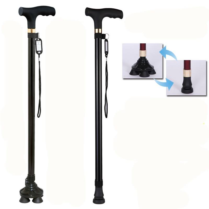 Aluminum Alloy Folding Telescope Elderly Collapsible Walking Stick ...