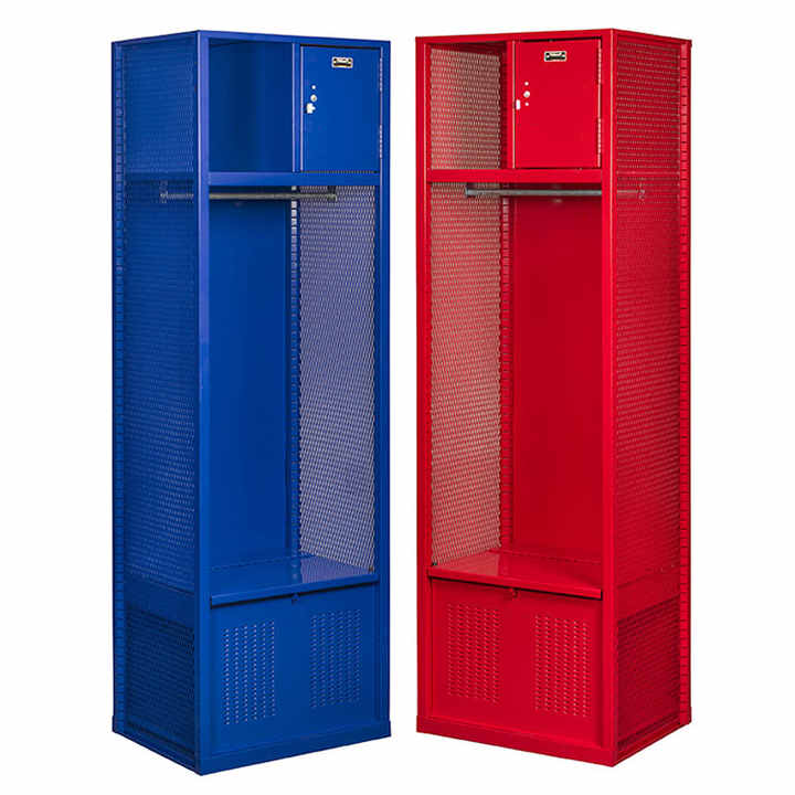 Durable Football Open Steel Sports Lockers for Schools