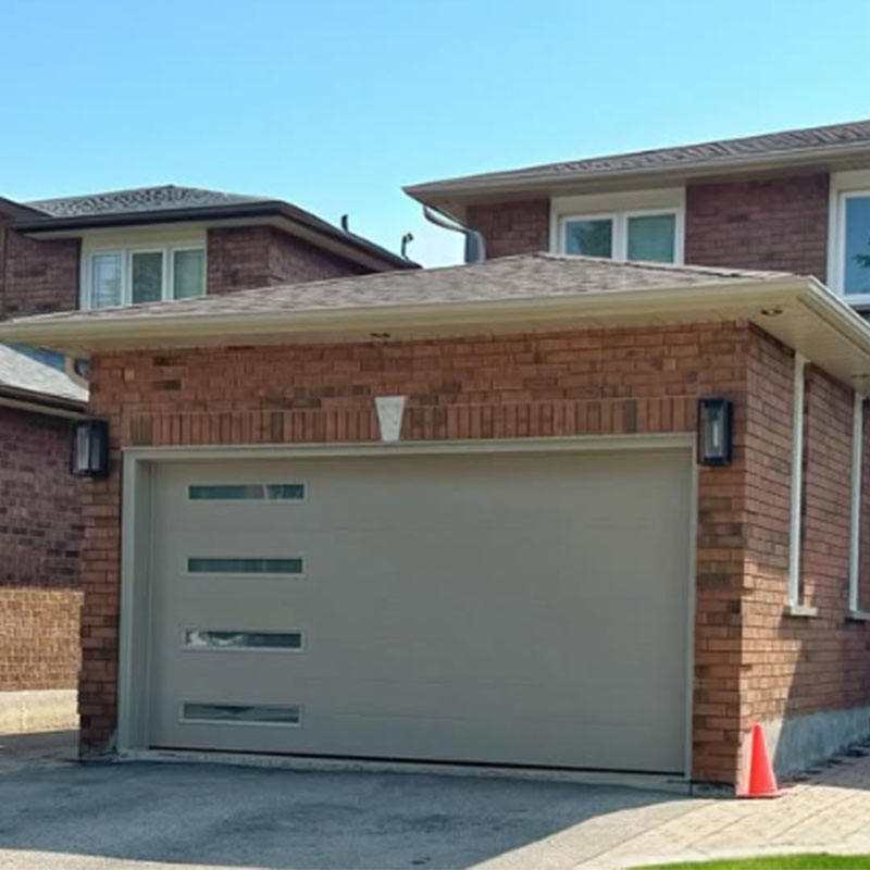 Modern Steel & Aluminum Sandwich Panel Garage Door with Thermal ...