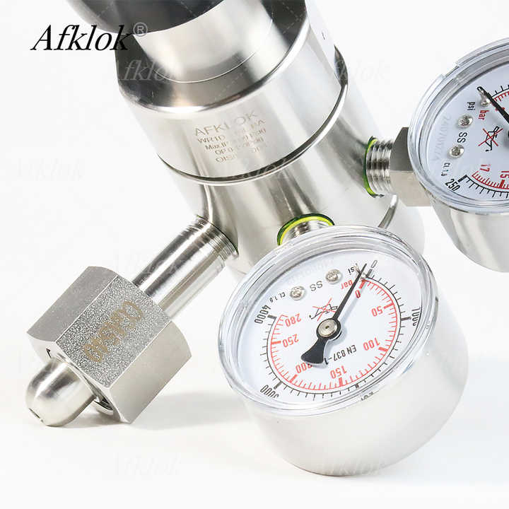 Stainless Steel 316L Pressure Regulating Valves for Gases