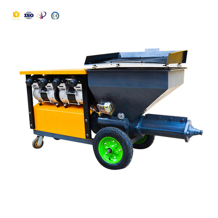 Automatic Sand Mortar Spraying Pump Machine Wall Cement Plaster Machine Mortar Spray Machines ...