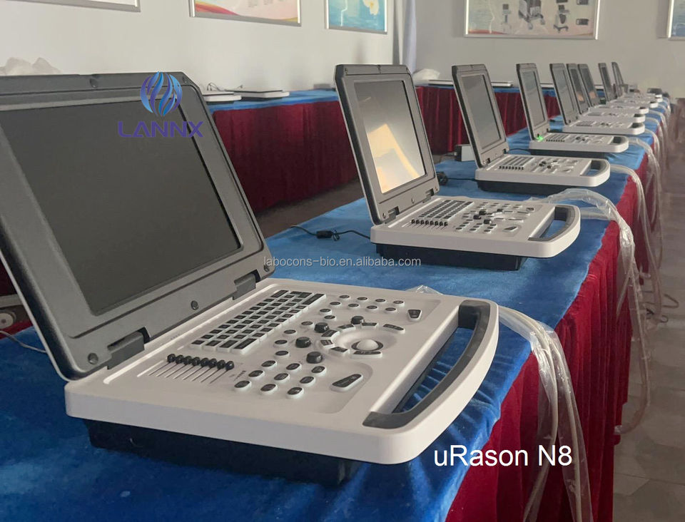 LANNX URason N8 High Quality Cardiac OB GYN Echocardiography Ultrasound Machine Portable ...
