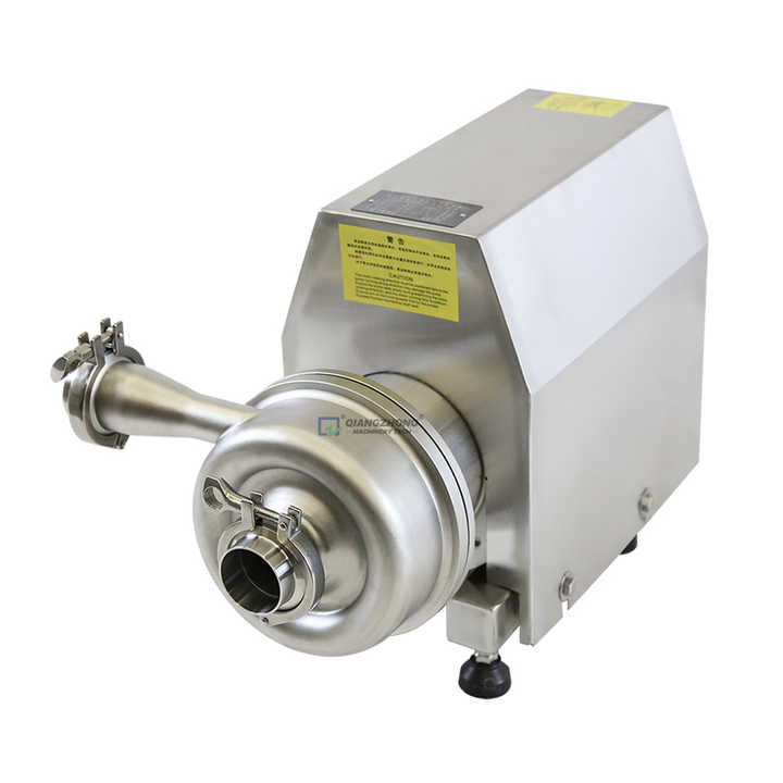 High Single Sanitary Centrifugal Water Pump Food Grade Stainless Steel 304 316L Open Impeller ...