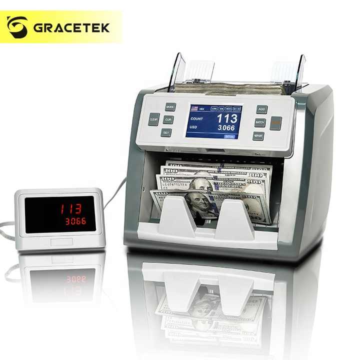 GRACETEK EC900 with Big Display UV&MG Detect Money Counting Machine ...