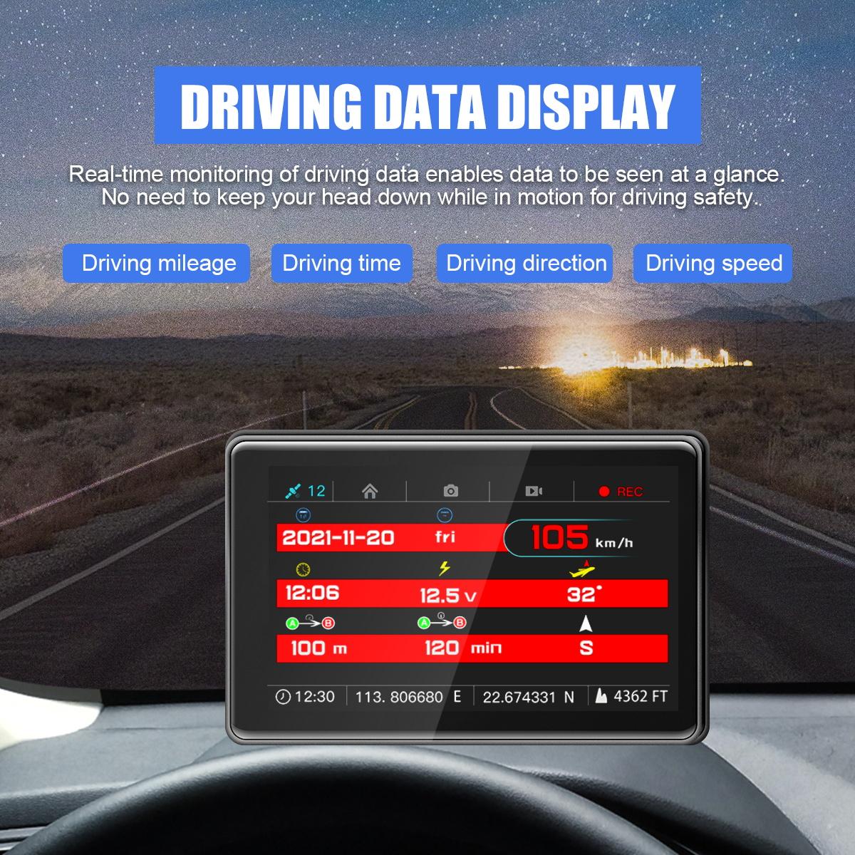 Autory G5 Car Level Inclinometer HUD Head Up Display GPS Inclinometer ... Autory G5 Car Level Inclinometer HUD Head Up Display GPS Inclinometer ...