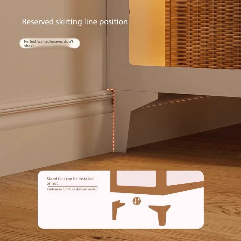 Modern Living Room Glass Display Cabinet Figure & Model Display Stand ...