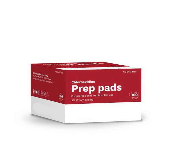2% Chlorhexidine Prep Pads Antiseptic Skin Cleansing Before Surgery ...