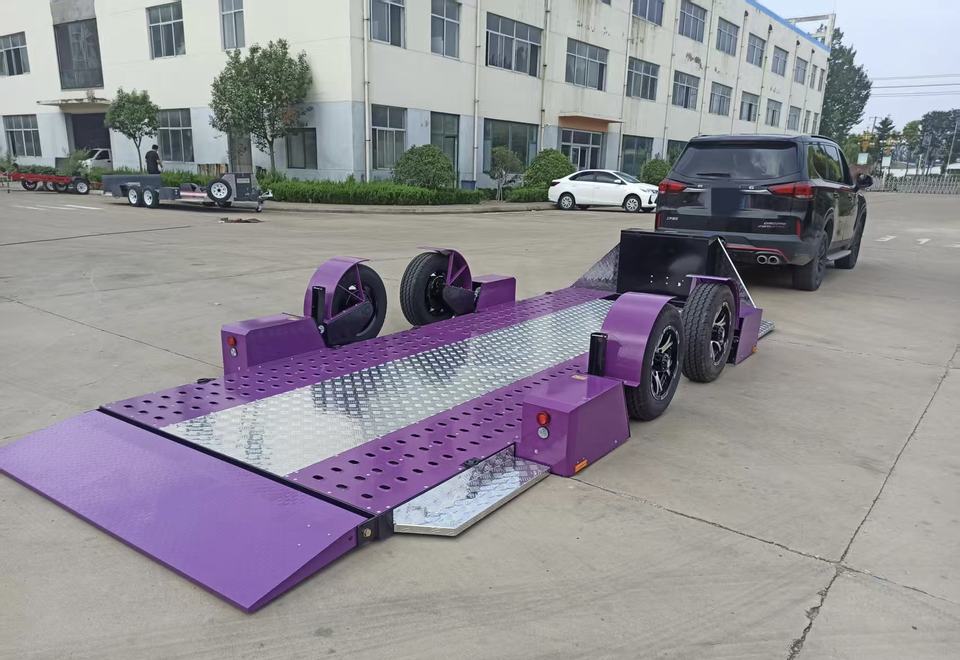 Enclosed Sports Car Transportation Trailer with Hydraulic Lift