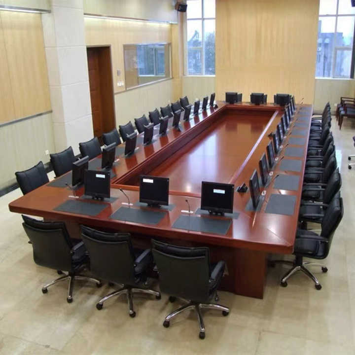 High-end Big Size 20 Person Modern Wooden Conference Table