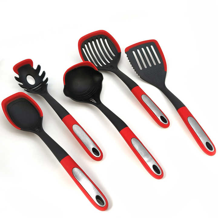 Heat Resistant Cookie Slotted Turner Heat Resistant Nylon Solid Slotted ...