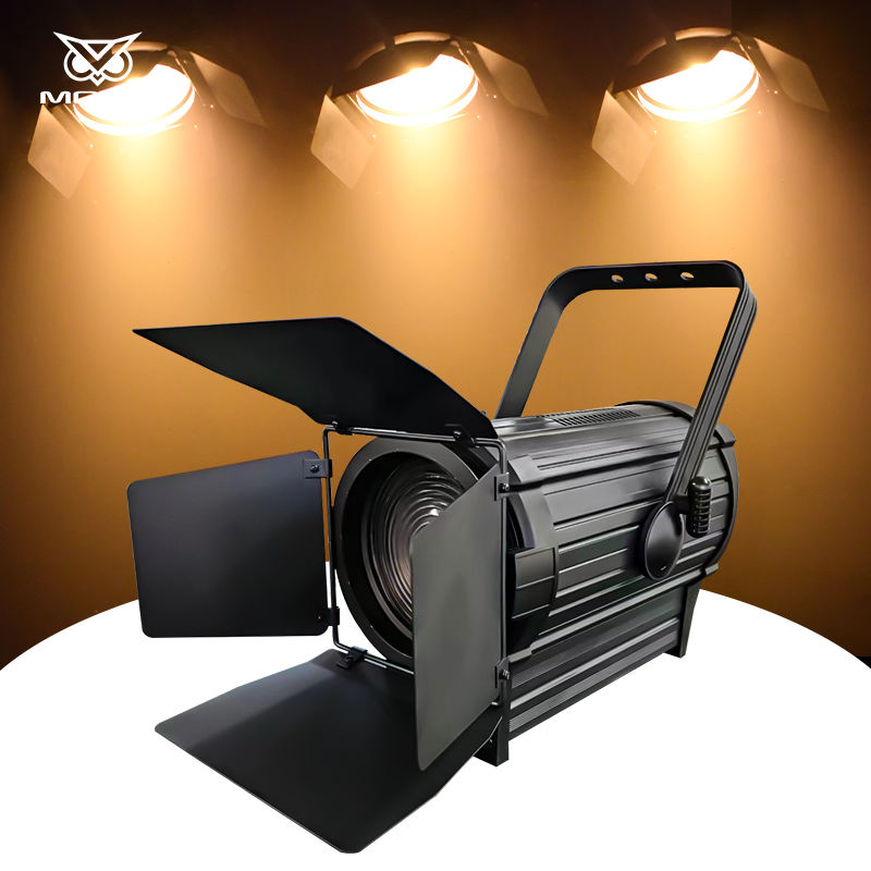 MOWL 300W DMX Fresnel Lens Cob Spotlight for Stage Lighting