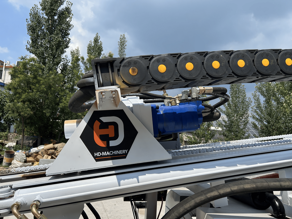 Borehole Drilling Rig HDT-200 Pneumatic Portable Truck-Mounted Water ...