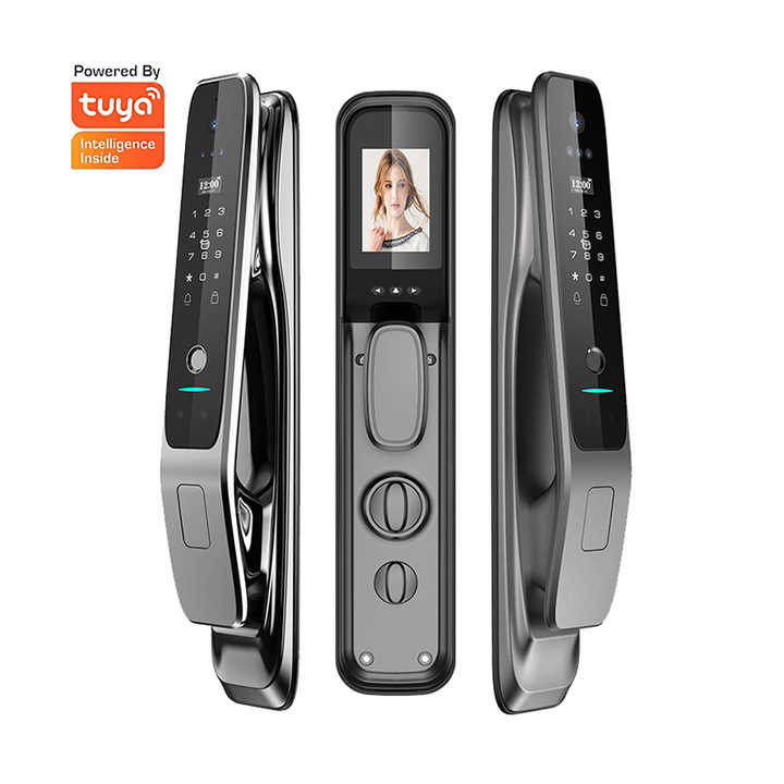 Tuya 3d Face Recognition App Video Intercom Smart Locks Aluminum Alloy Fingerprint Lock Door ...