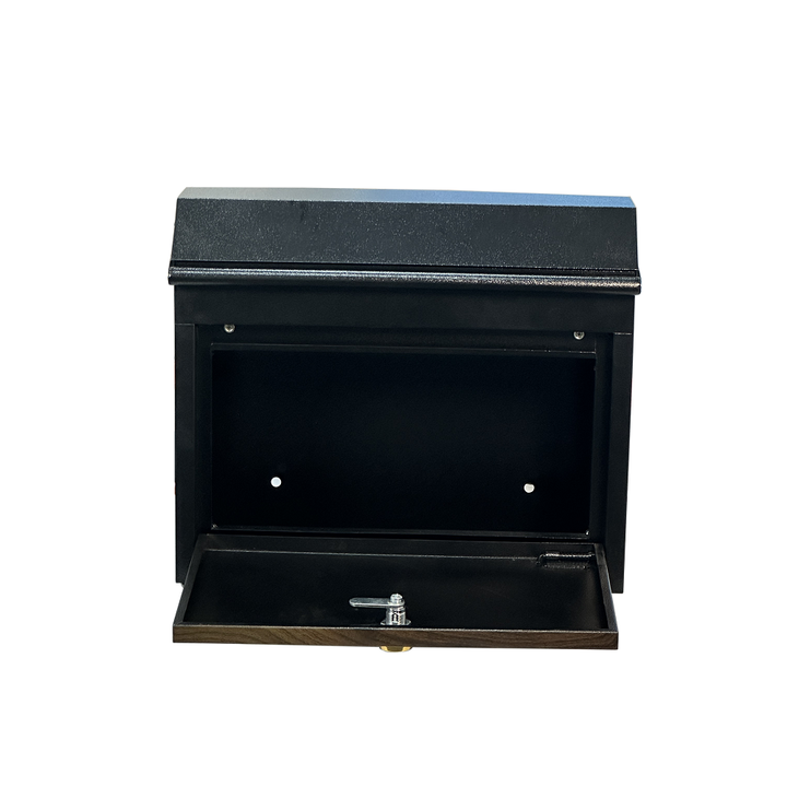 WELDON Durable Outdoor Parcel Mailbox Rust Resistant Metal Courier Box ...
