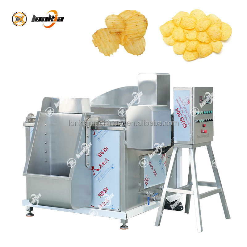 Industrial Snack Fryer for Potato Chips and Crisps Corn Crisps Banana ...
