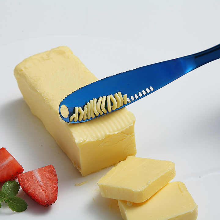 Butter Knife Holes Cheese Dessert Knife Stainless Steel Jam Knife ...