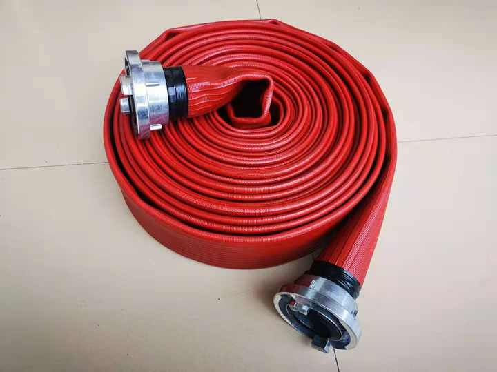 Canvas Lining Fire Hose Industrial Firefighting Hose with Durable ...
