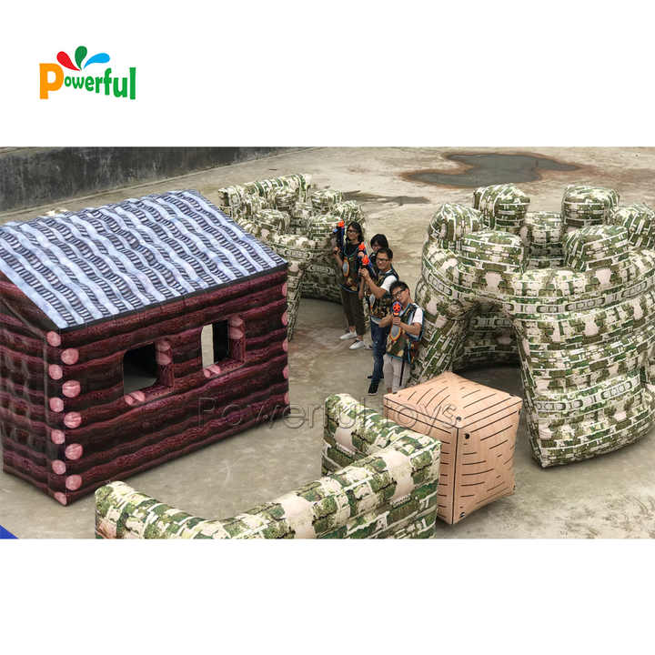 Inflatable Millennium Field Paintball Bunker - Durable & Customizable