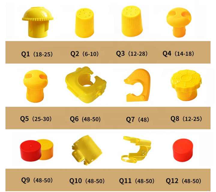 Scaffolding Safety Products Plastic Rebar Protective Caps Clamp Cap ...