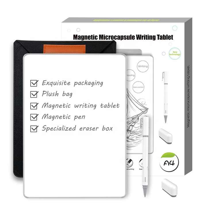 Erasable White Magnetic Writing Drawing Tablet A5 Kids Magnetic Writing ...