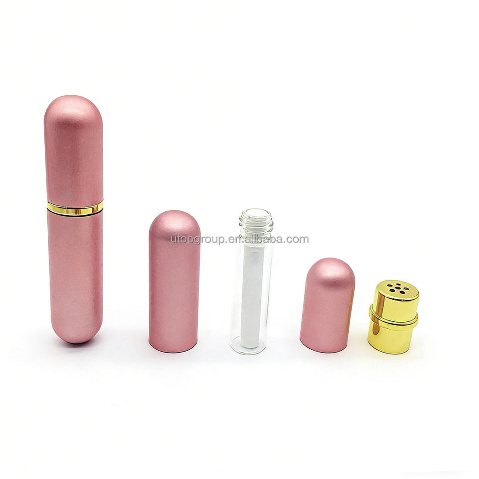 Personalized pink Aluminum DIY Empty Essential Oil Nasal Inhalers ...