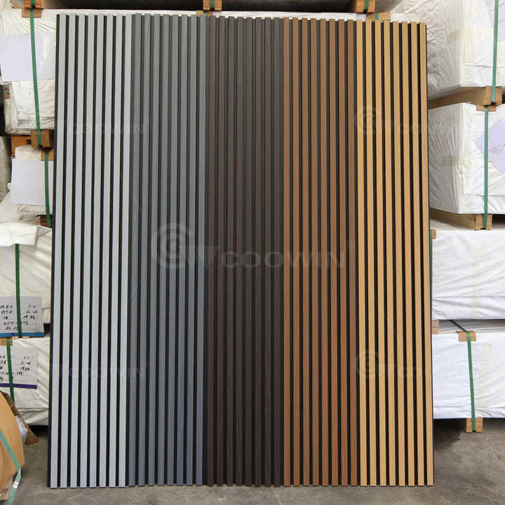 Vertical PVC WPC Fluted Wall Panels Exterior Co Extrusion Wood Plastic ...