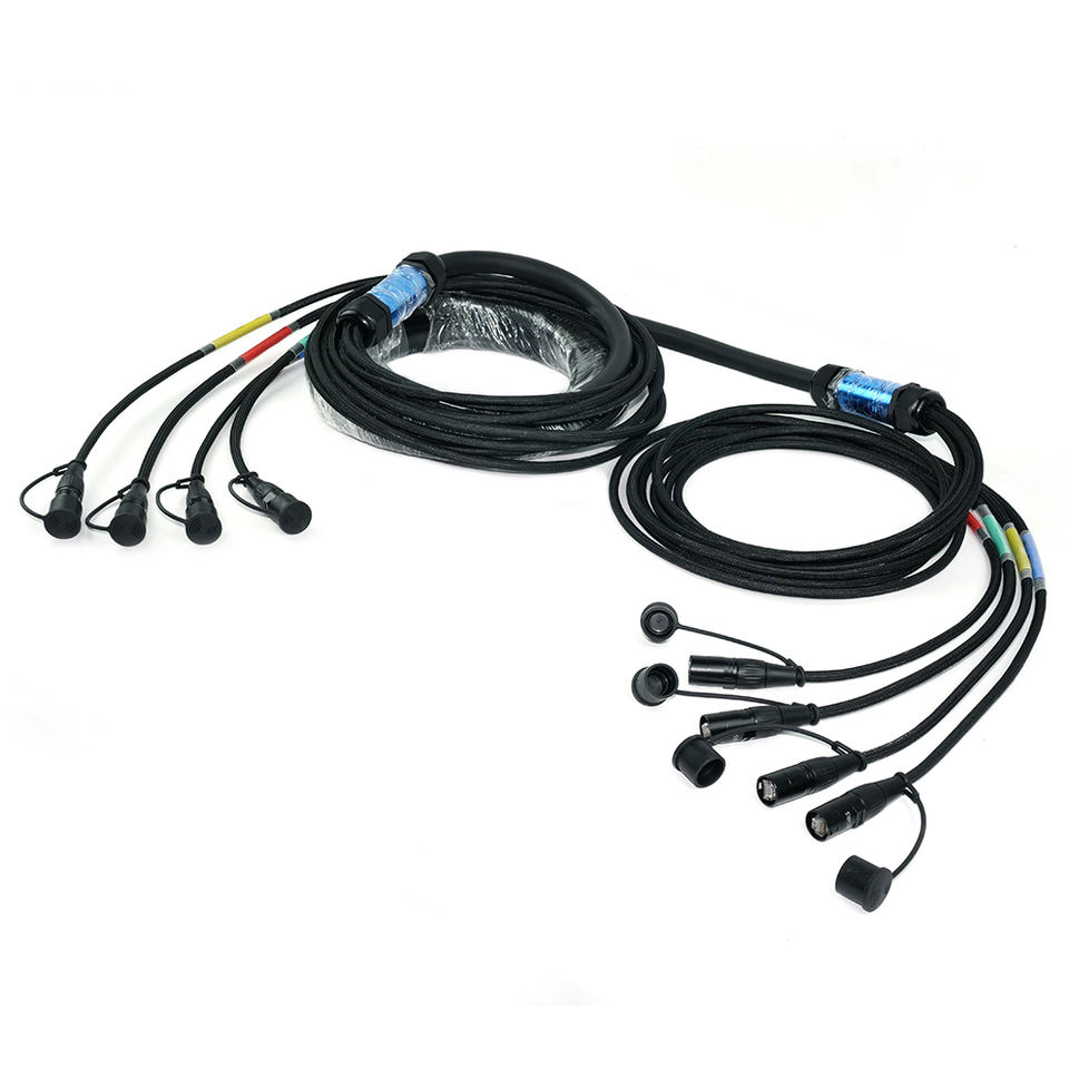 ABCCABLS 4 Channel Cat6 Double Shielded RJ45 Ethernet Super Soft Cable ...