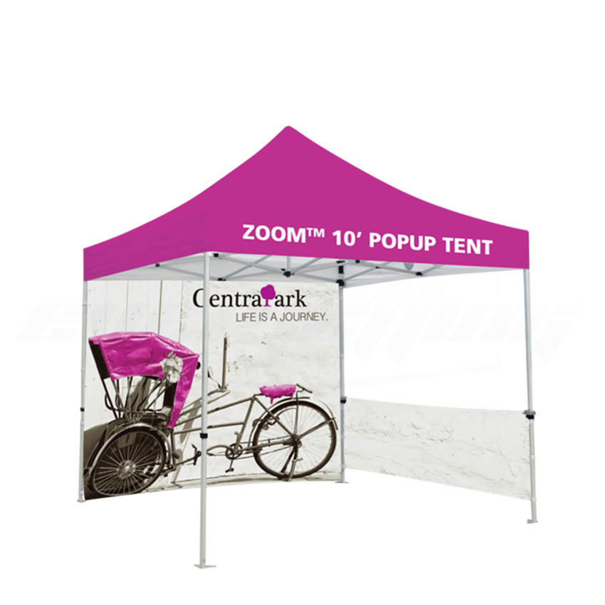 Custom 10x10ft Portable Outdoor Deluxe Steel Frame Advertising Event ...