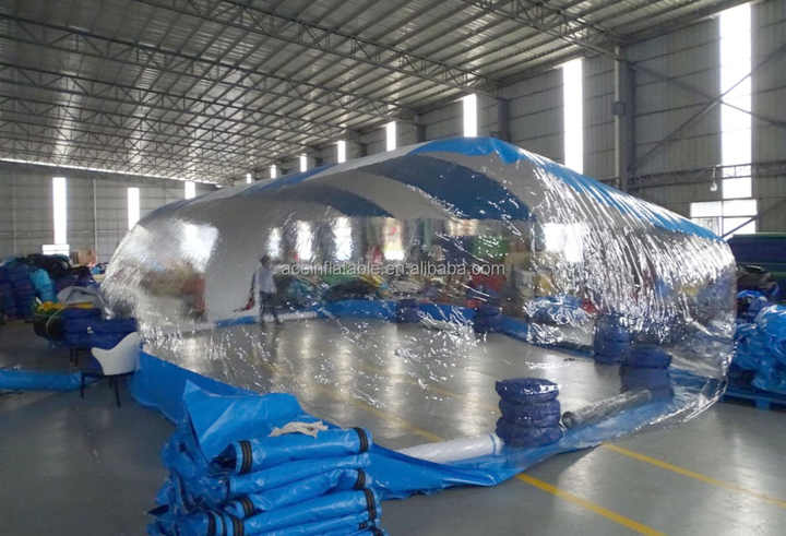 Customized Portable Inflatable Pool Covers - Durable & Transparent