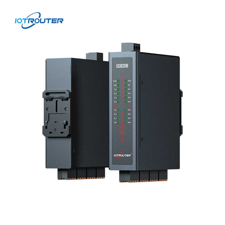 8 Channel Serial Port RS485 to LTE Gateway for Iot Solutions