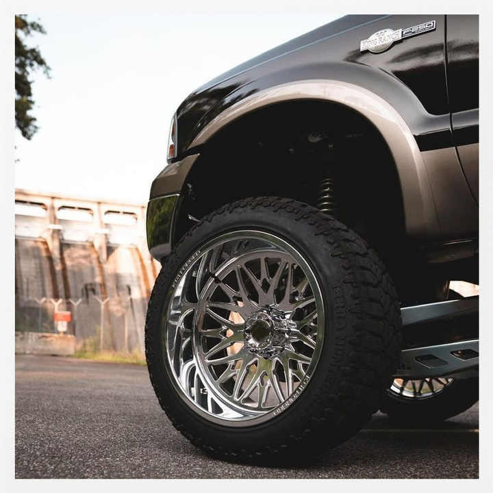 Pickup Trucks Car Wheels Rims Aluminum Alloy Forged Rims 20 22 24 26 28 ...