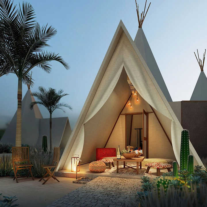 Safari Tent Waterproof - Luxury Glamping Teepee for Sale