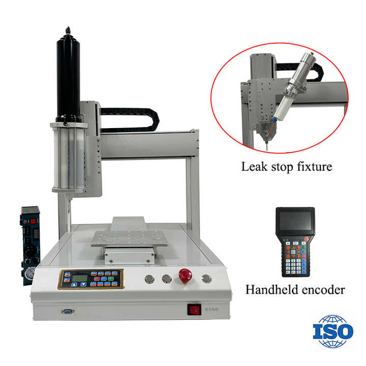 3 Axis Dual Station Automatic Glue Dispenser - 360° Rotary