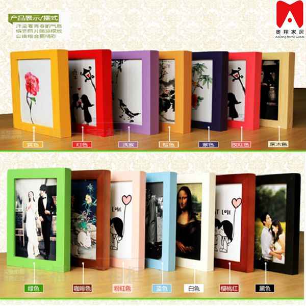 Colourful New Design Plastic Picture Frame 4x6 5x7 6x8 8x10