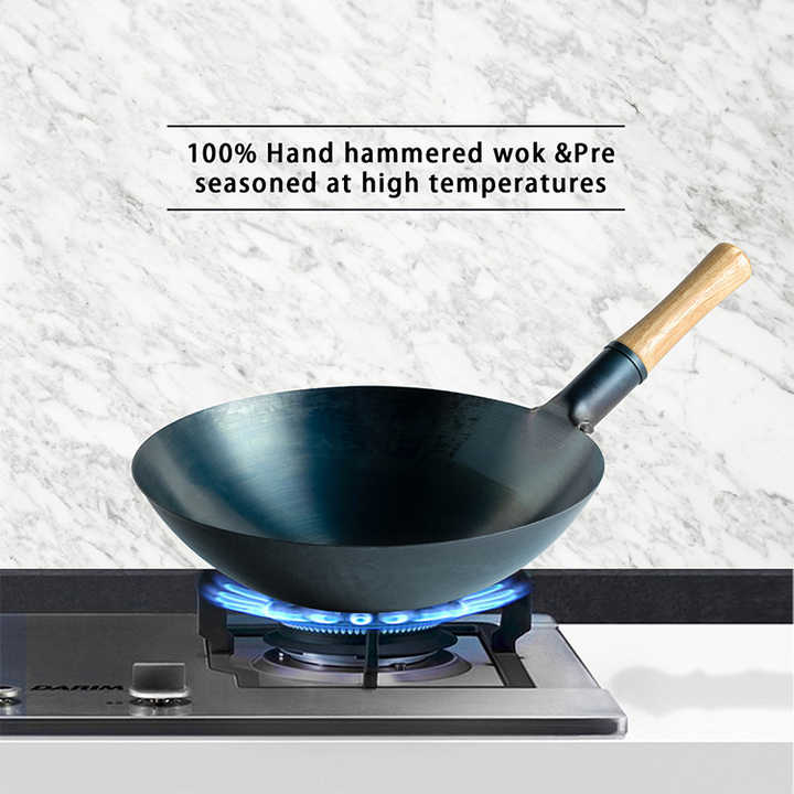 Chinese Traditional Wok Manufacturers - Non Stick Carbon Steel Wok