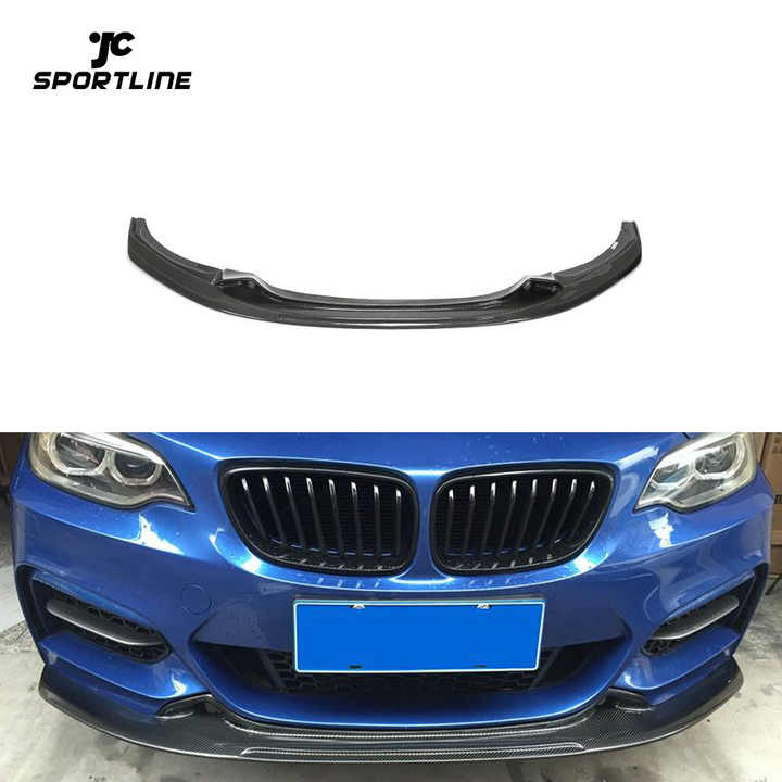 Carbon Fiber Front Bumper Lip for BMW F22 M-TECH 2014-2019