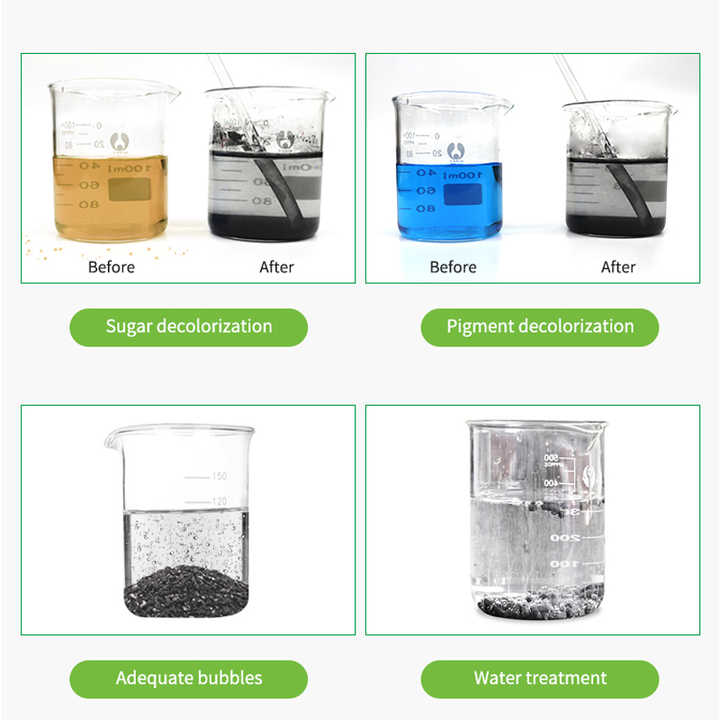 12x40 Mesh Granular Activated Carbon for Impurity Removal and Water ...
