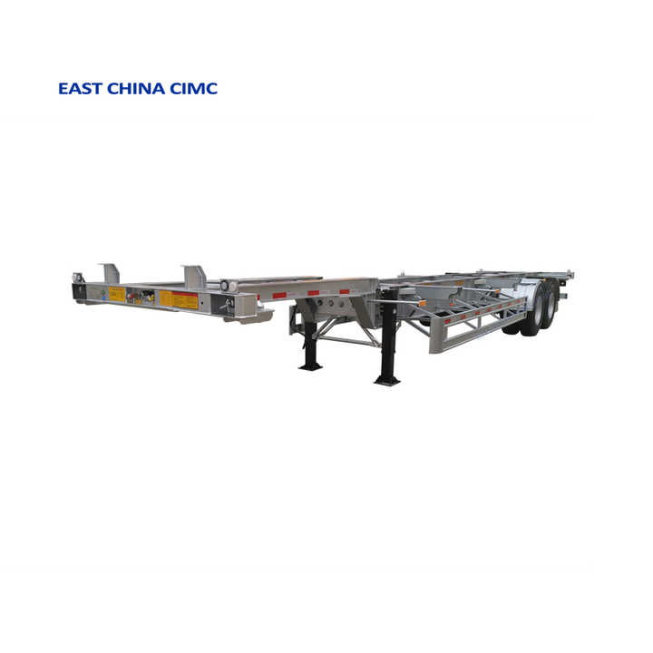 40ft 53ft CIMC Extendable Container Chassis With 3 Axles Factory Price ...