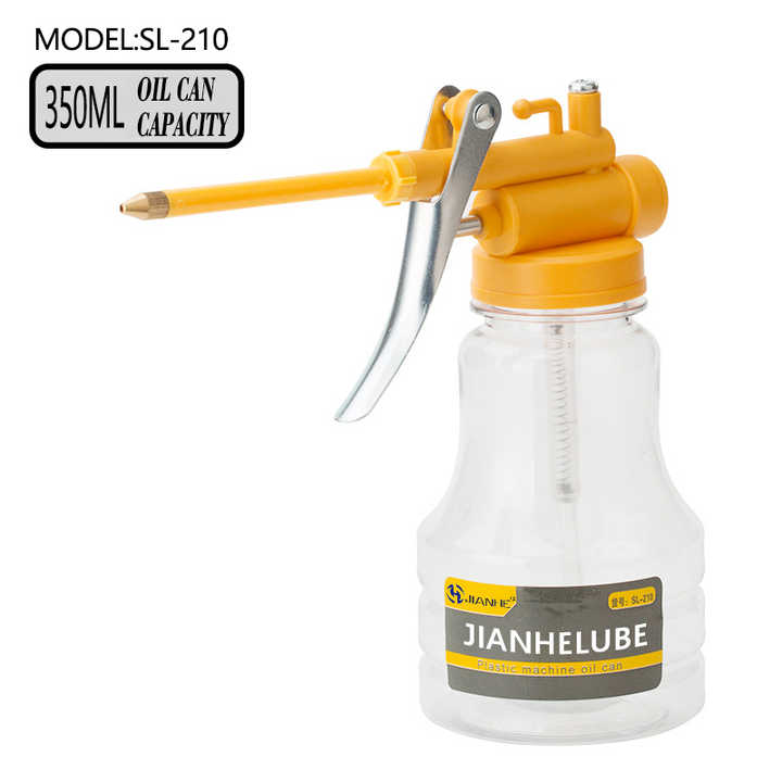 250ml 300ml 350ml 500ml Pistol Machine Oiler Can Pump Spray Gun Metal ...