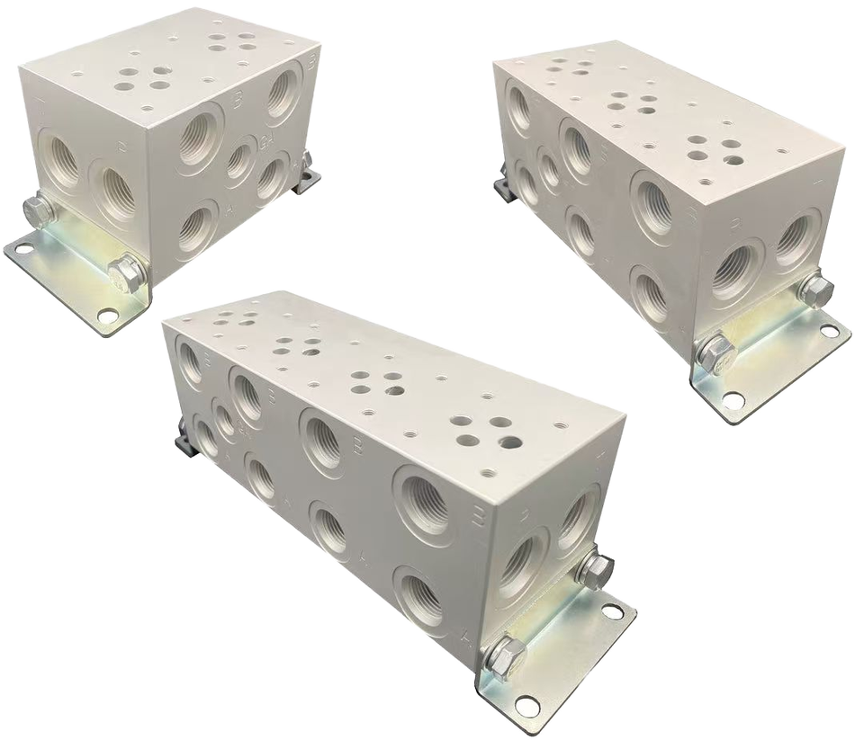 RAYPOO Hydraulic Manifold Valve Block Aluminum 6061/7075 D03/D05/NG6 ...
