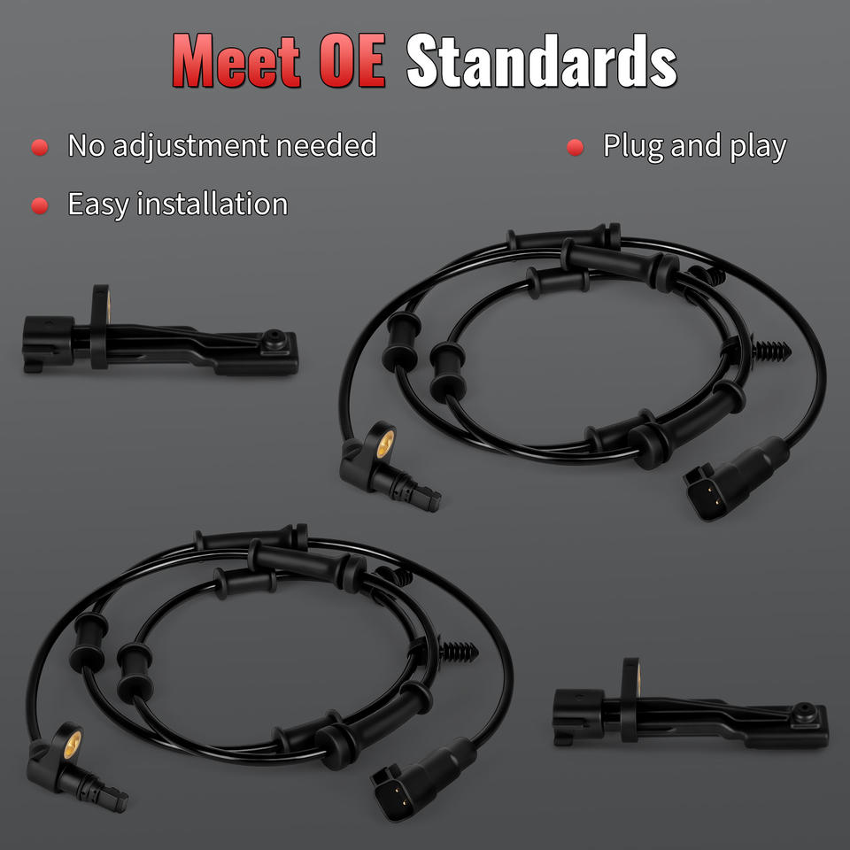 ABS Wheel Speed Sensor for Jeep Wrangler 2007-2017 Replace 68003281AD ...